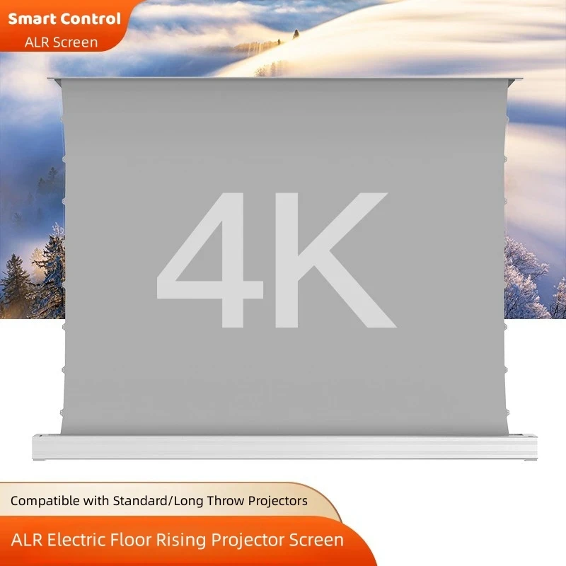 High-Contrast-Gain-ALR-Electric-Floor-Mounted-Projection-Screen ...