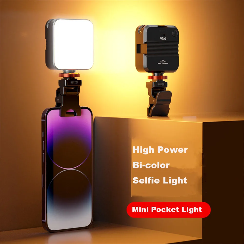 New-Mini-LED-Video-Light-Clip-On-Phone-Tablet-Camera-Photo-Studio ...
