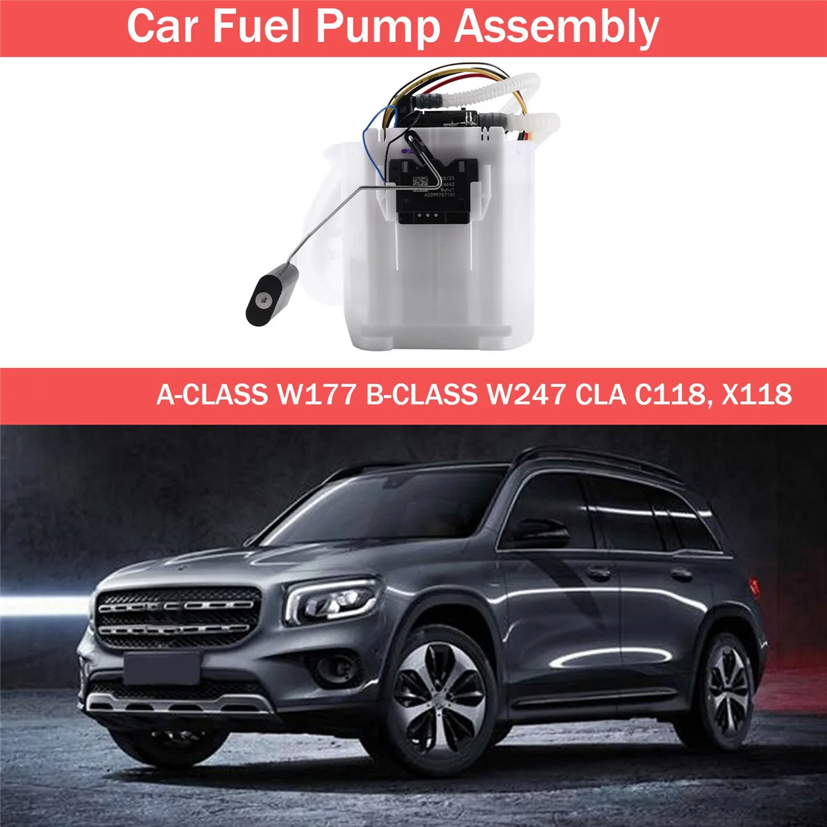 A2474703200 Car Fuel Pump Assembly for -Benz A-CLASS W177 B-CLASS W247 ...