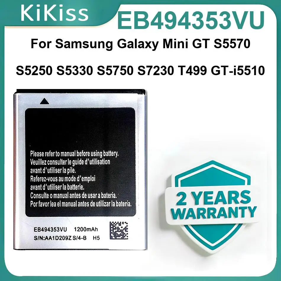 Baterías EB494353VU para Samsung Galaxy Mini GT S5570 S5250 S5330 S5750 ...