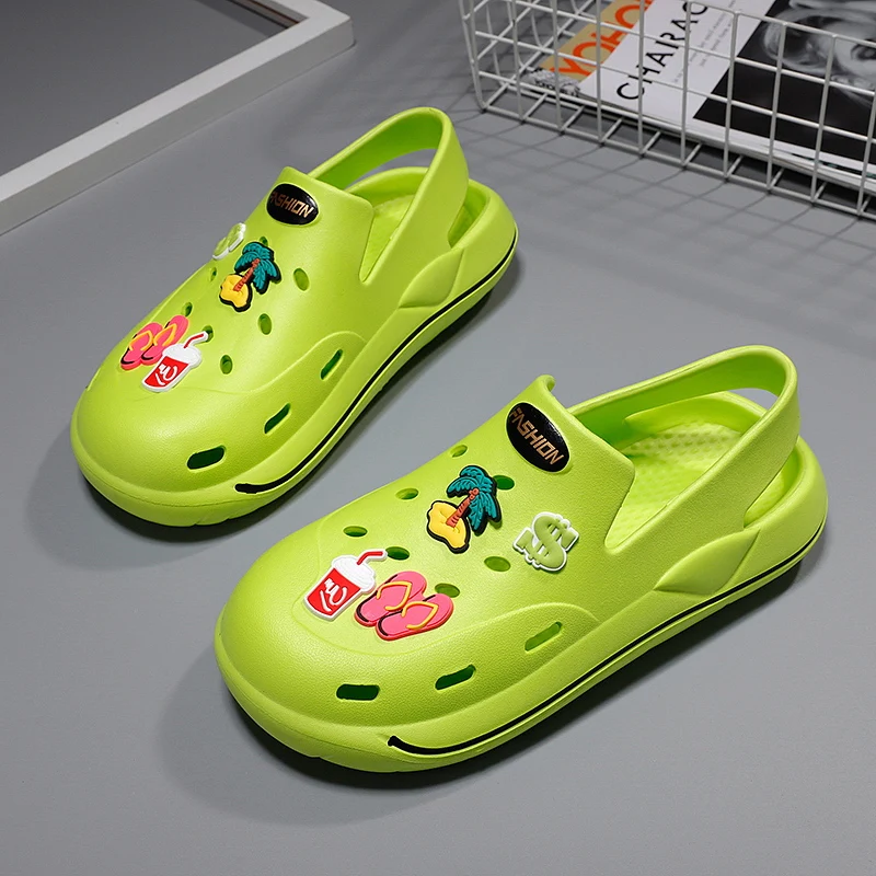 Cute Beach Sandals Women Clogs Colorful Summer Flip Flops Lightweight ...