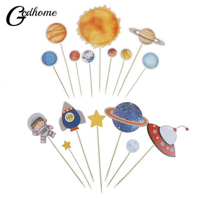 Solar System Cake Toppers