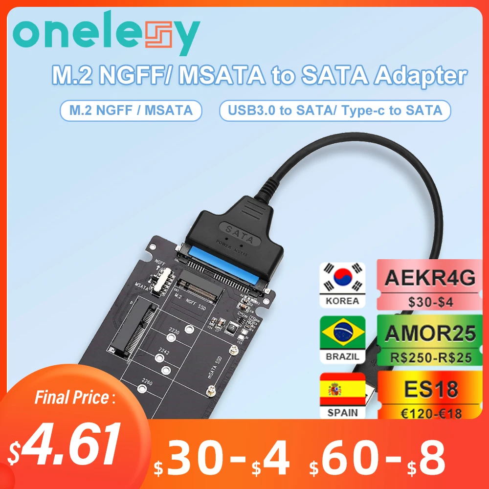 Msata Ssd 2.5 Sata 3.0 Adapter Converter | M.2 Sata Adapter Converter - M.2 Sata - Aliexpress