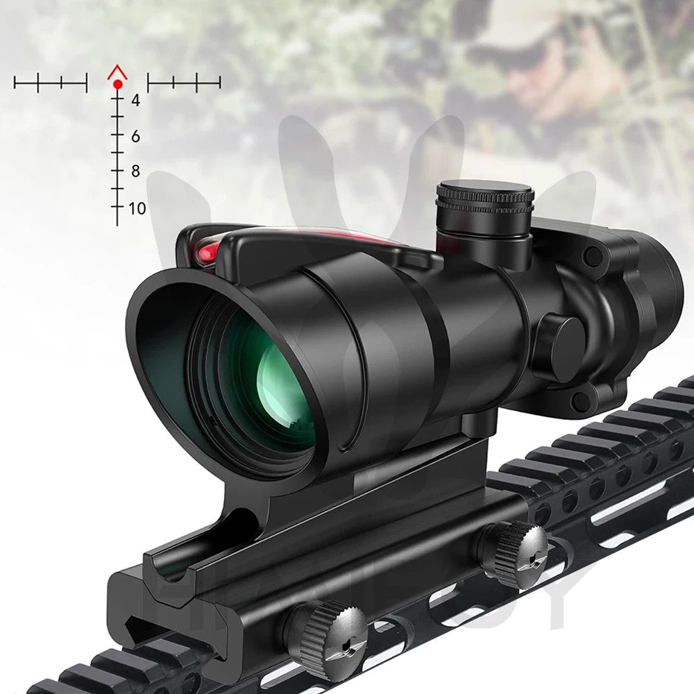 4X32-ACOG-Sights-Fiber-Source-Optics-Sights-Rifle-Scope-Chevron-Glass ...