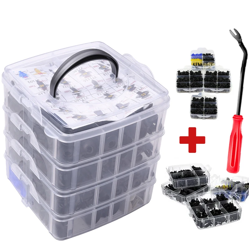 Auto Fastener Parts Plastic Rivets Bumper Retainer Clips Car Door Trim ...