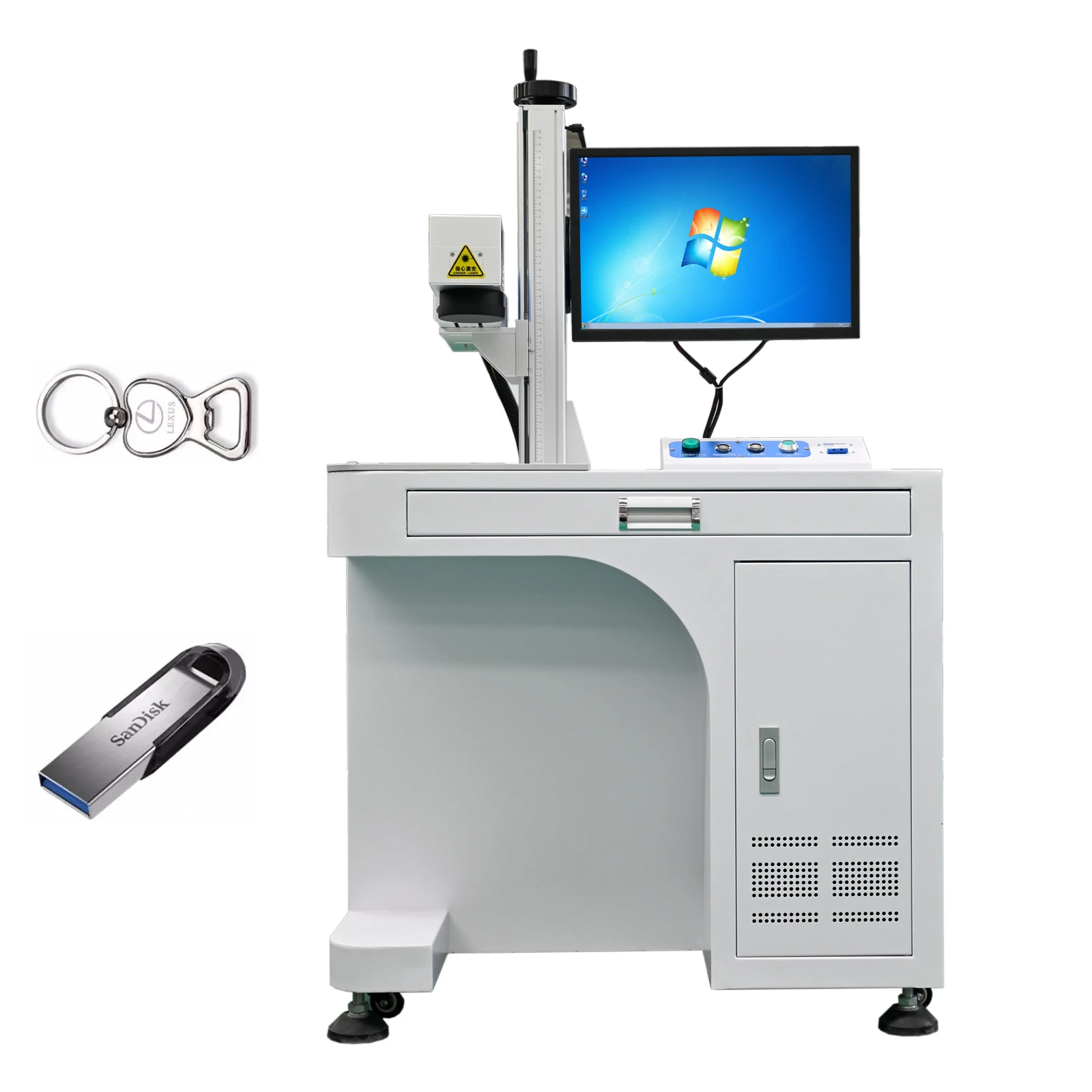 GenC-Name-Plate-Jewelry-Engraving-and-Cutting-Machine-Fiber-Laser-100W ...