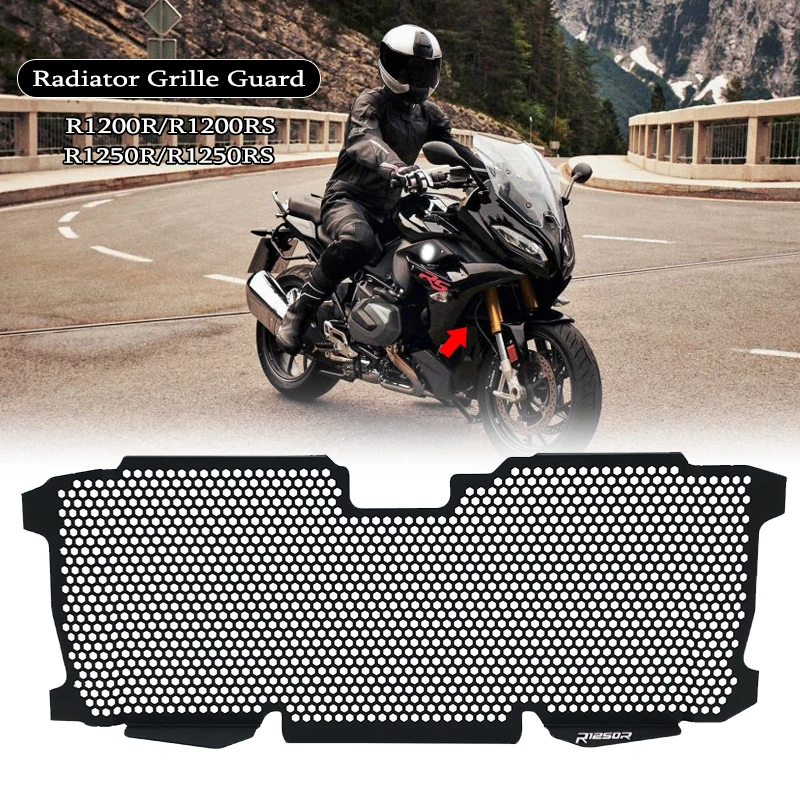 For-BMW-R1200R-R1200RS-Radiator-Guard-Grille-Cover-Protection-Cooler ...