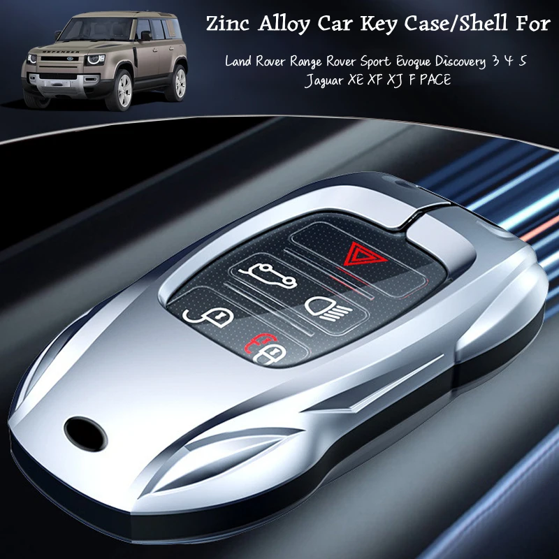 Zinc-Alloy-Car-Key-Case-Cover-Keychain-for-Land-Rover-Range-Rover-Sport ...