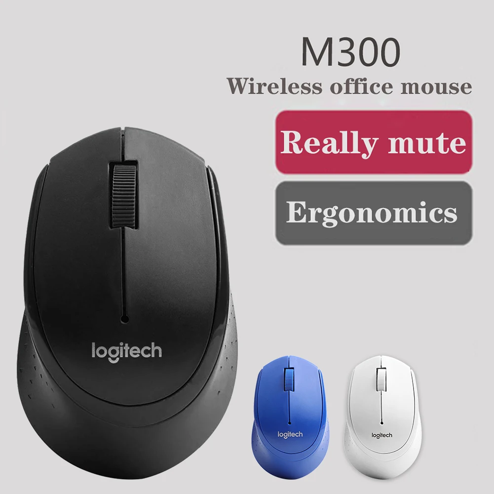 Logitech-M330-Wireless-Mouse-Ergonomic-1000DPI-Bluetooth-Mouse-Multi ...