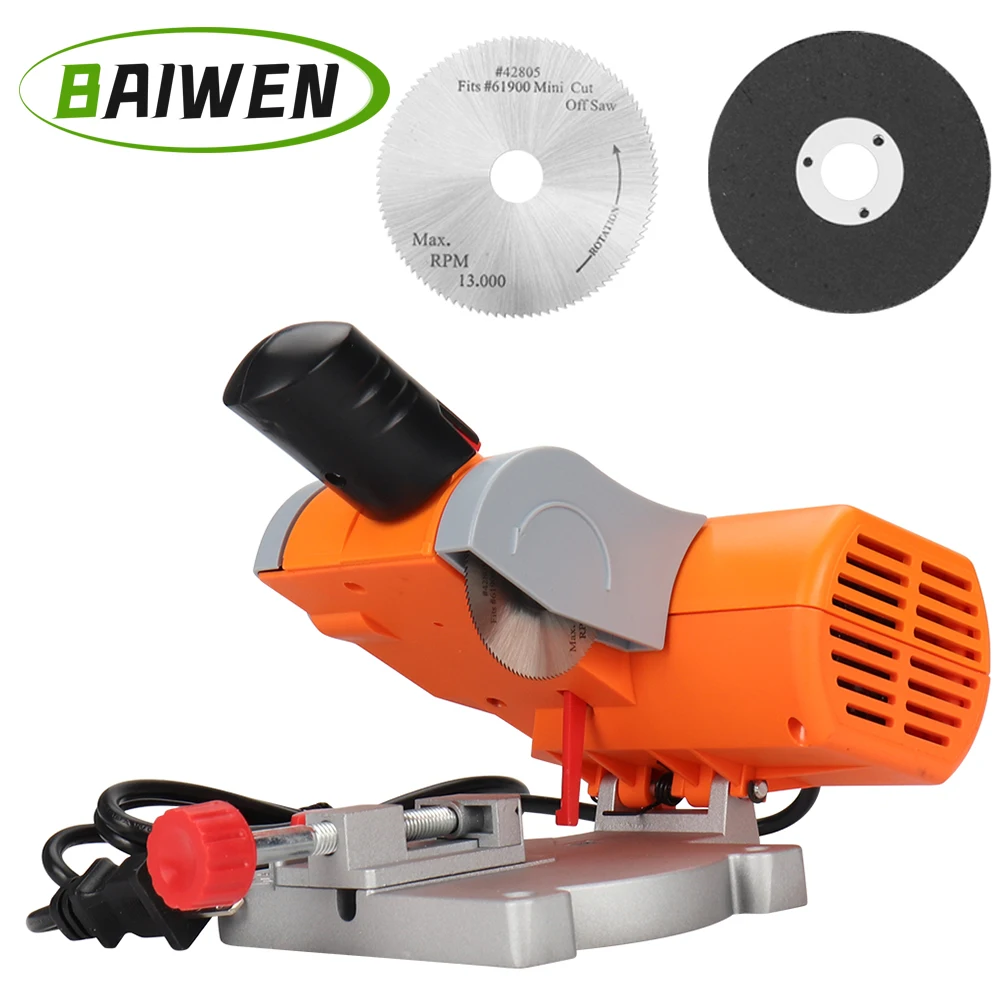 Free Fast Delivery Mini Cut-off 0~45° Miter Saw Steel Blade 6000RPM 2 ...