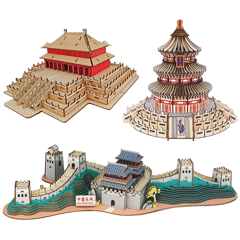 Chinese-Architecture-3D-Wooden-Puzzle-Temple-Of-Heaven-Wood-Building ...
