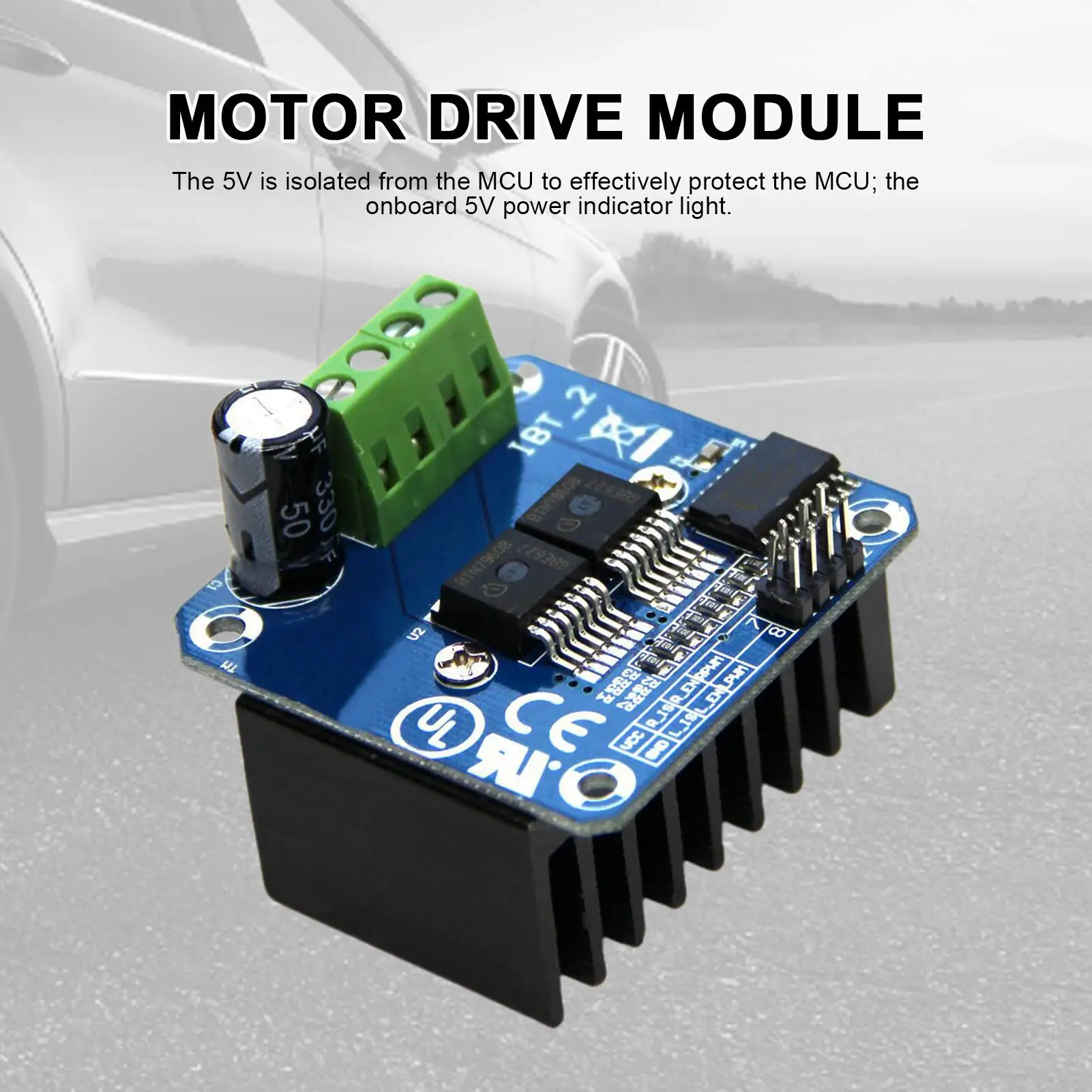 Dual BTS7960 H Bridge Driver, 43A Motor Drive Module, IBT-2 High Power ...