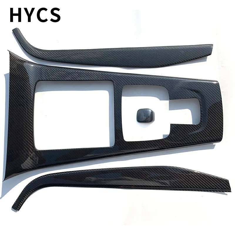 Car-interior-accessories-four-piece-set-of-100-real-carbon-fiber-patch ...