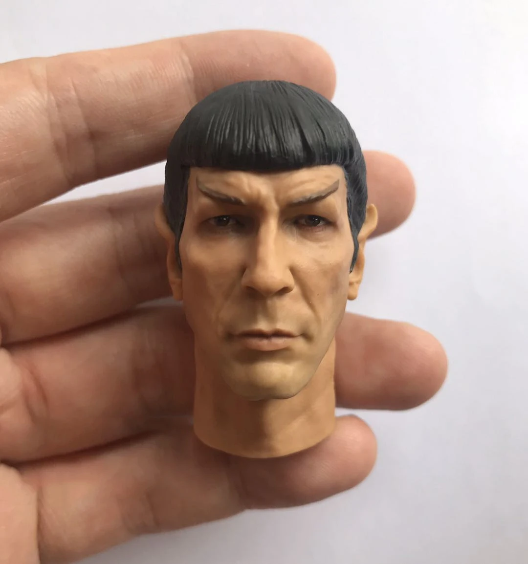 For Sale 1/6 Star Trip Man Head Sculpture Carving Spock Head Sculpture ...