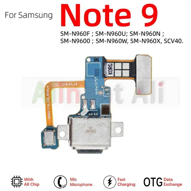 Original Mic Charger USB Dock Fast Charging Port Flex Cable For Samsung ...