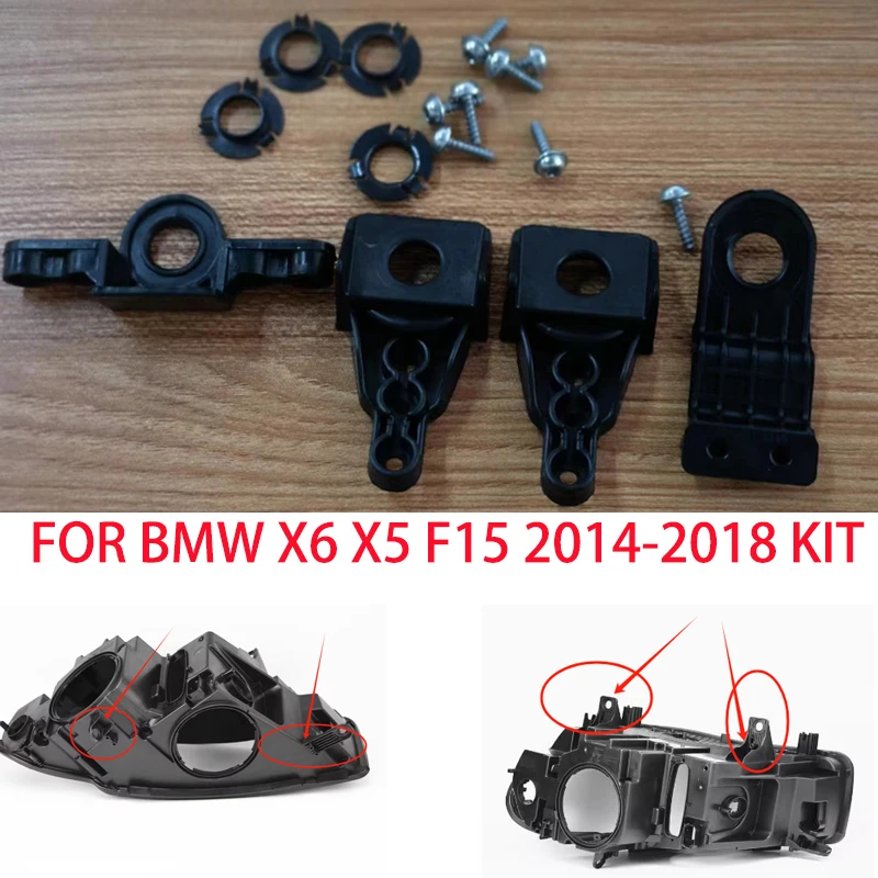 63117381444 Headlight Repair Kit Bracket Plastic Fixing Claw for BMW 5 ...