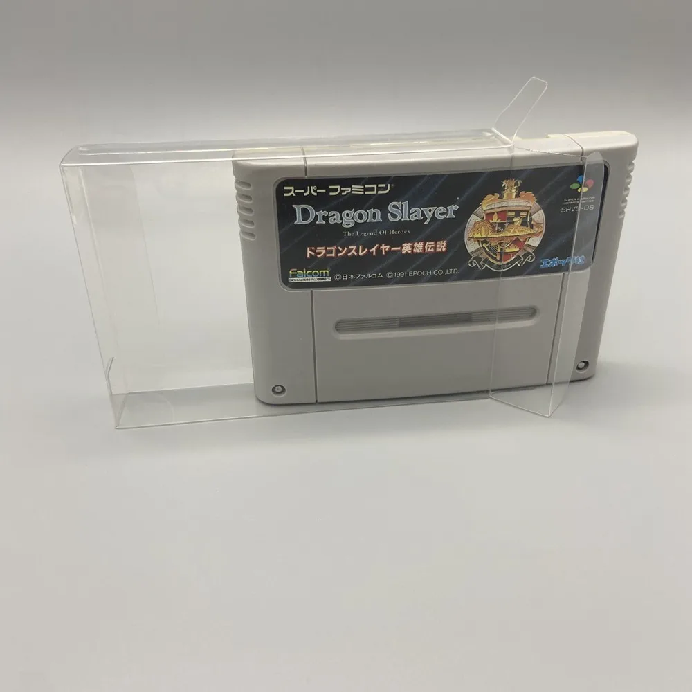 5-Box-Protectors-For-Super-Famicom-SFC-Clear-Cases-Sleeves-Display ...