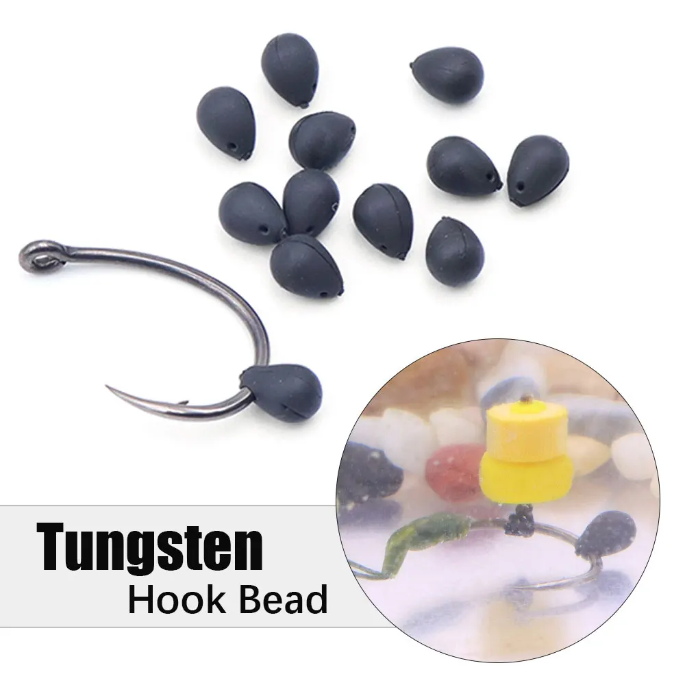 10pcs Carp Fishing Accessories Method Feeder Fishing Hook Beads 0.42g ...