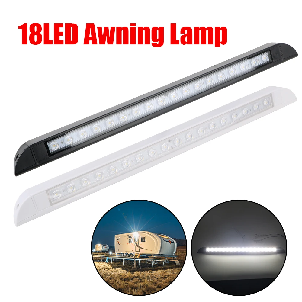 6000K LED Awning Lamps RV Caravan Lights Trailer Exterior Lamps 12V 24V ...