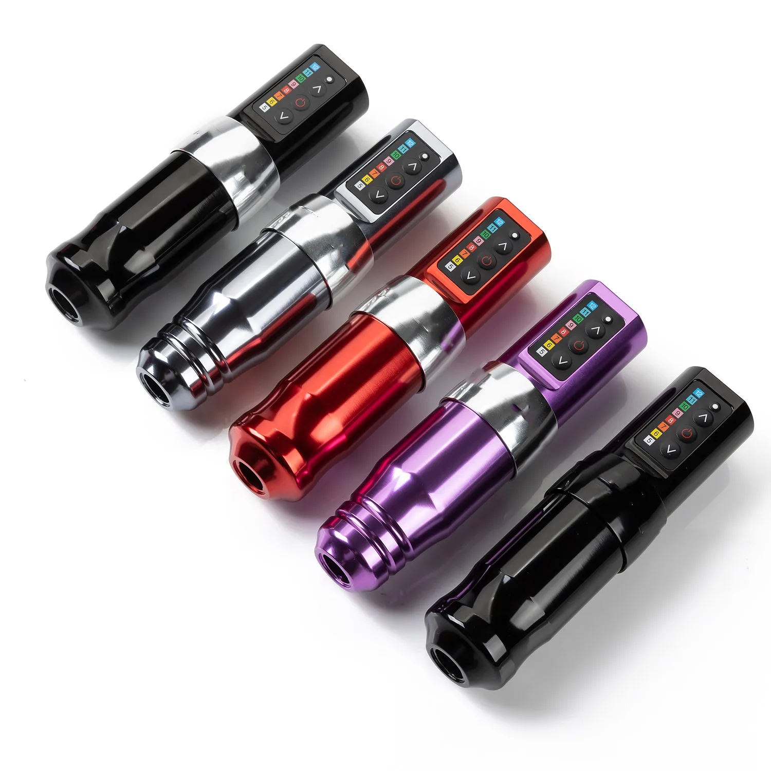 15 Level 0.5v Adjust Professional Wireless Tattoo Machine Powerful ...