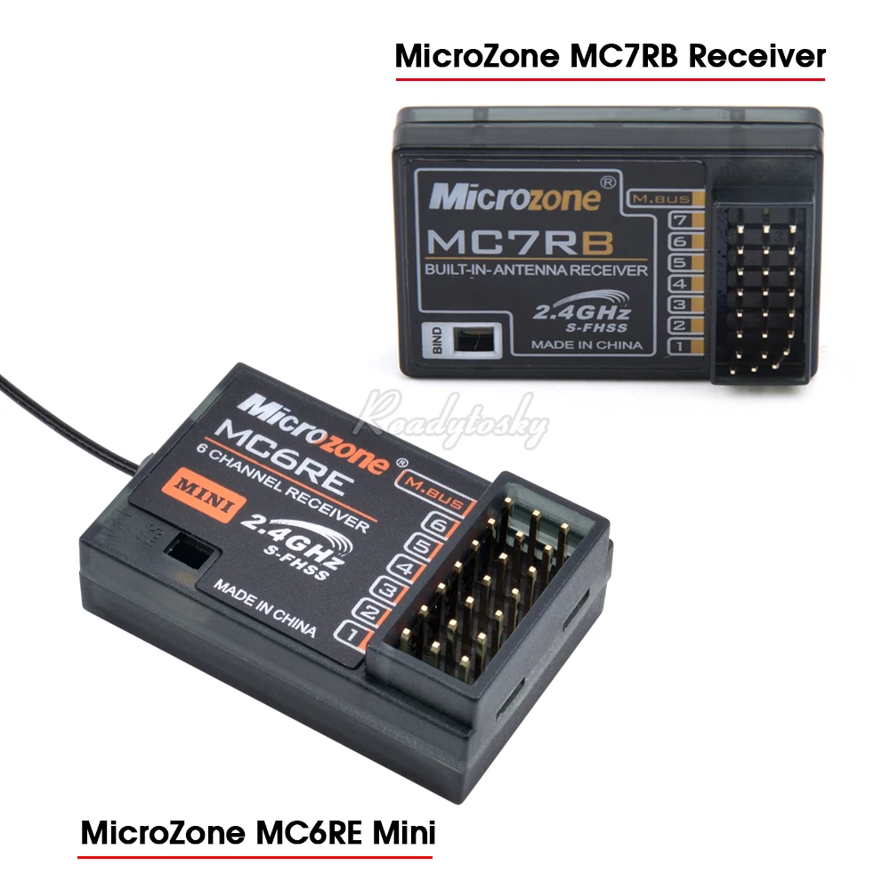 Microzone Mc7rb Mc6re Mini Receiver 6ch For Microzone Mc6c 2.4g 6ch / 2 ...