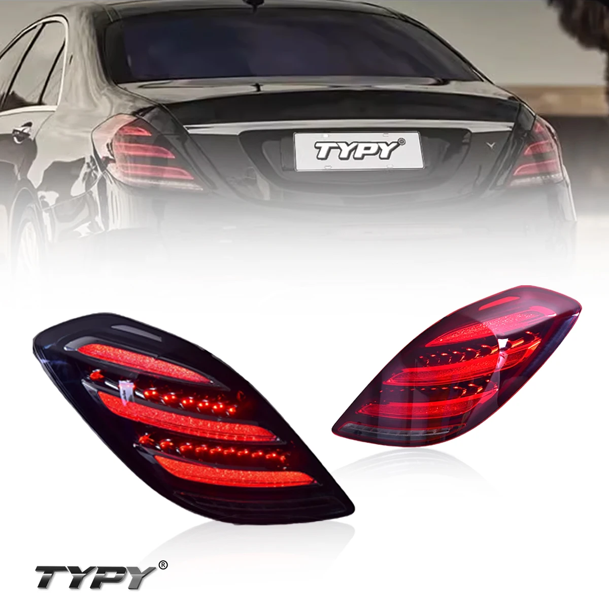 Car-Tail-Lamp-Assembly-Modified-LED-Taillight-Running-Lights-Brake ...