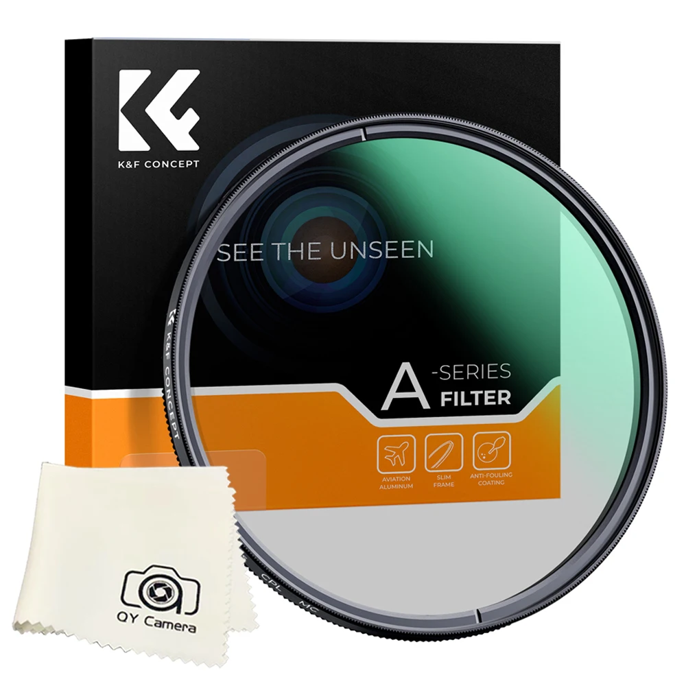 K-F-Concept-67mm-CPL-Filter-58mm-82mm-Lens-Circular-Polarizer-Green ...