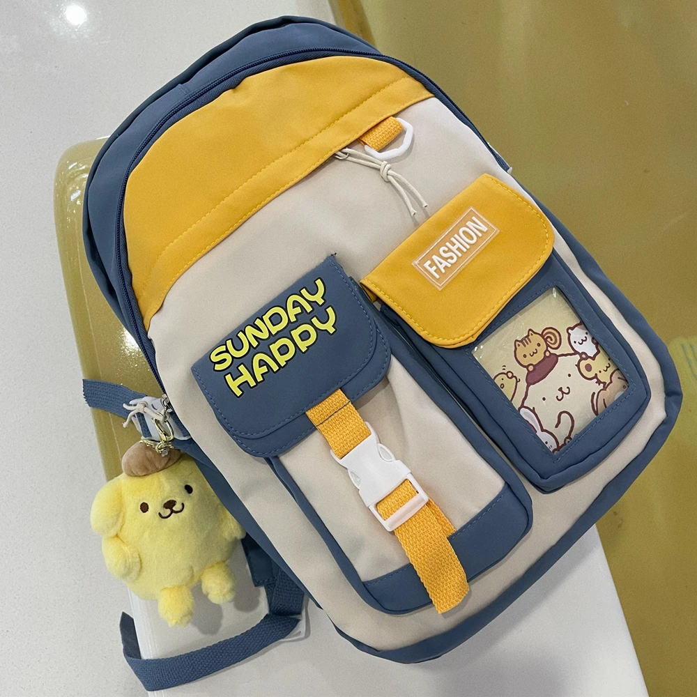 PomPom Purin Cartoon Kawaii Backpack - KawaiiMerch.com