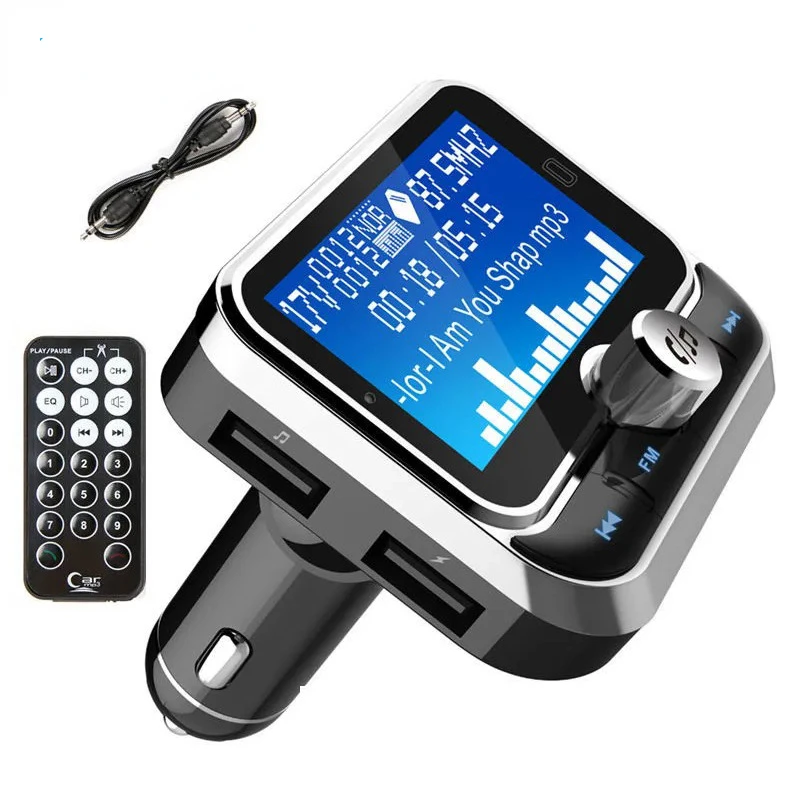 FM Transmitter Bluetooth Car MP3 Music EQ Player Support Folder Play ...