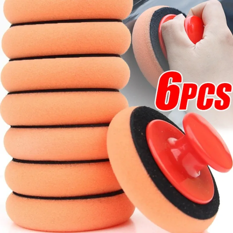 Car-Waxing-Sponge-Polish-Pads-Handle-High-Density-Buffing-Wipe-Polisher ...