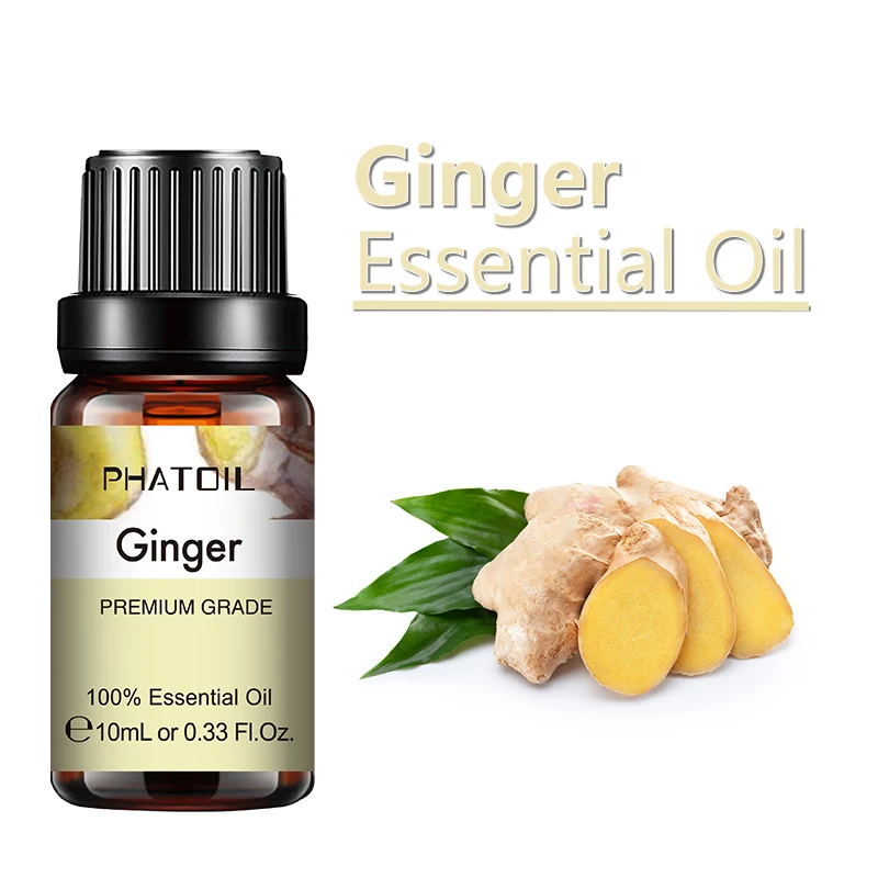 PHATOIL 10ml Ginger Essential Oil for Perfume Candles Making Spa ...