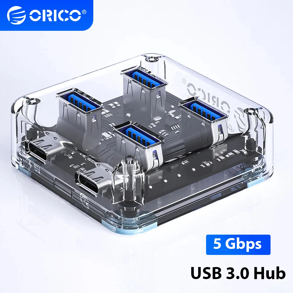 ORICO-Multi-4-Ports-Expansion-USB-3-0-Hub-Splitter-Docking-Station-High ...