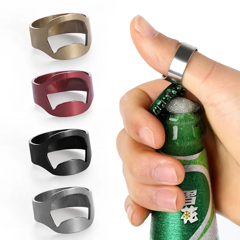 One-portable-beer-bottle-opener-Unique-stainless-steel-finger-bottle ...