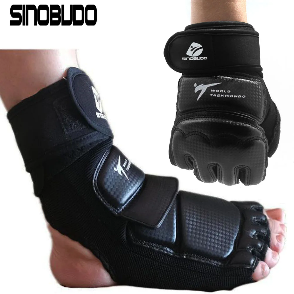 Adult Child Protect Gloves Taekwondo Foot Protector Ankle Support ...