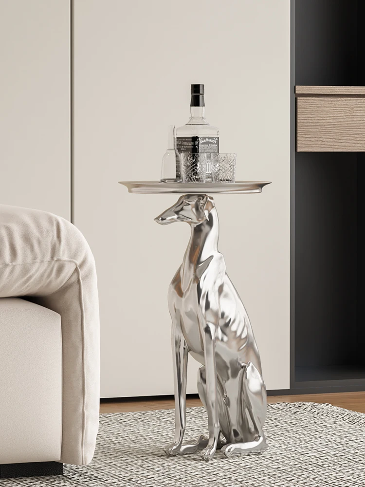 Large-Dog-Sculptures-Decoration-Home-Coffee-Table-Living-Room-Floor ...