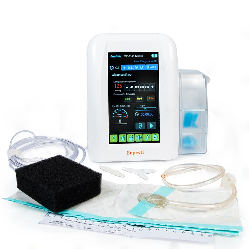 negative pressure wound therapy system suction pump NPWT device with ...
