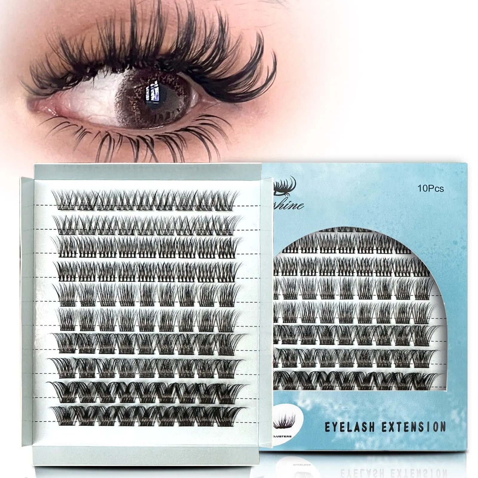 Mixed-DIY-Eyelash-Segmented-Eyelashes-Faux-Mink-Lashes-Very-Softer ...