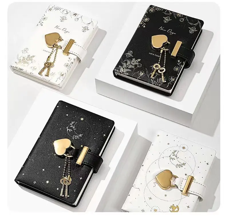 Love-Lock-Notebook-Password-Book-Diary-Password-Lock-Notebook-Notepad ...