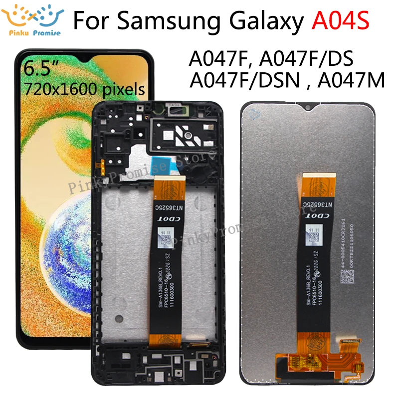 For-Samsung-Galaxy-A04S-LCD-Display-Touch-Screen-Digitizer-For-Samsung-A04S-LCD-For-samsung ...
