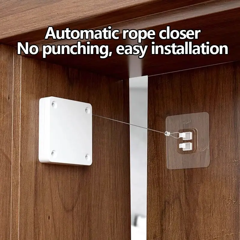 Automatic-Drawstring-Door-Closer-Sliding-Door-Office-Bathroom-Bedroom ...