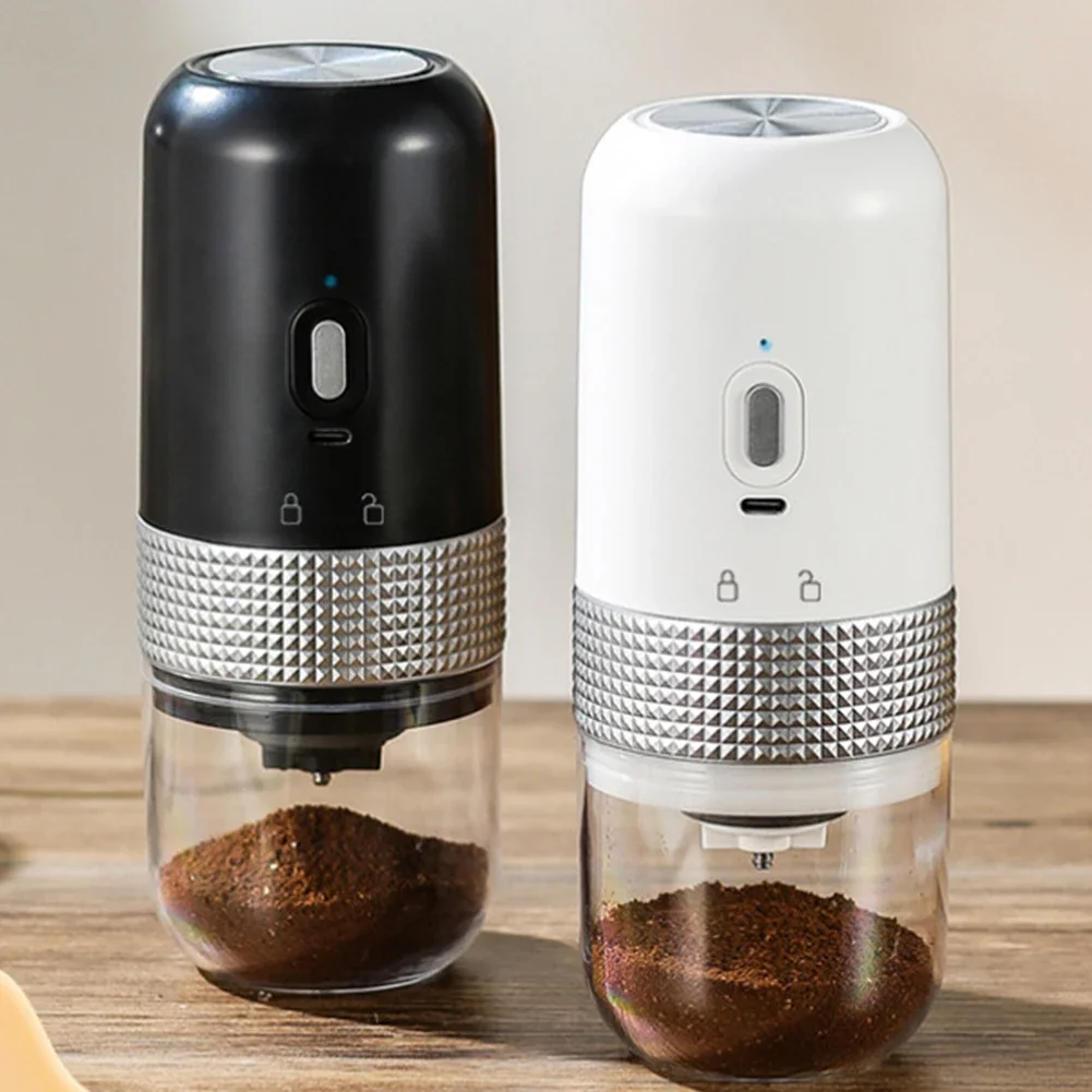 Electric-Coffee-Grinder-With-USB-Ceramic-Grinding-Core-Coffee-Beans ...