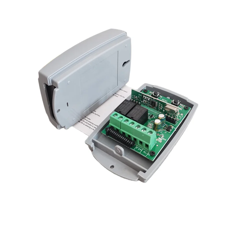Universal-2-channel-Gate-Garage-Door-remote-control-receiver-433MHZ ...
