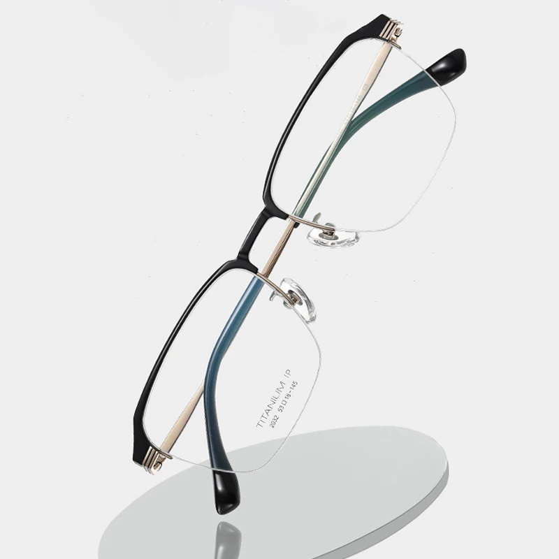 New-Pure-Titanium-Glasses-Frame-Optical-Eyeglasses-with-Recipe-Fashion ...