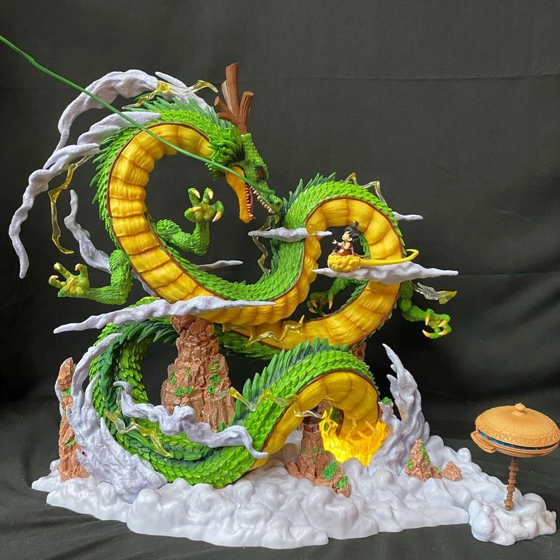 40cm Dragon Ball Z Anime Figure Son Goku Wish Dragon Shenron Pvc Toy ...