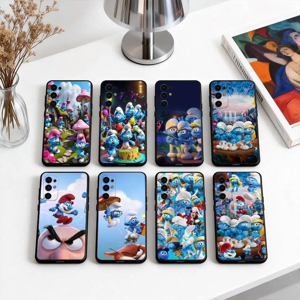 CARTOON F-Funny S-Smurfs ES Phone Case For Samsung S25,S24,S21,S22,S23 ...