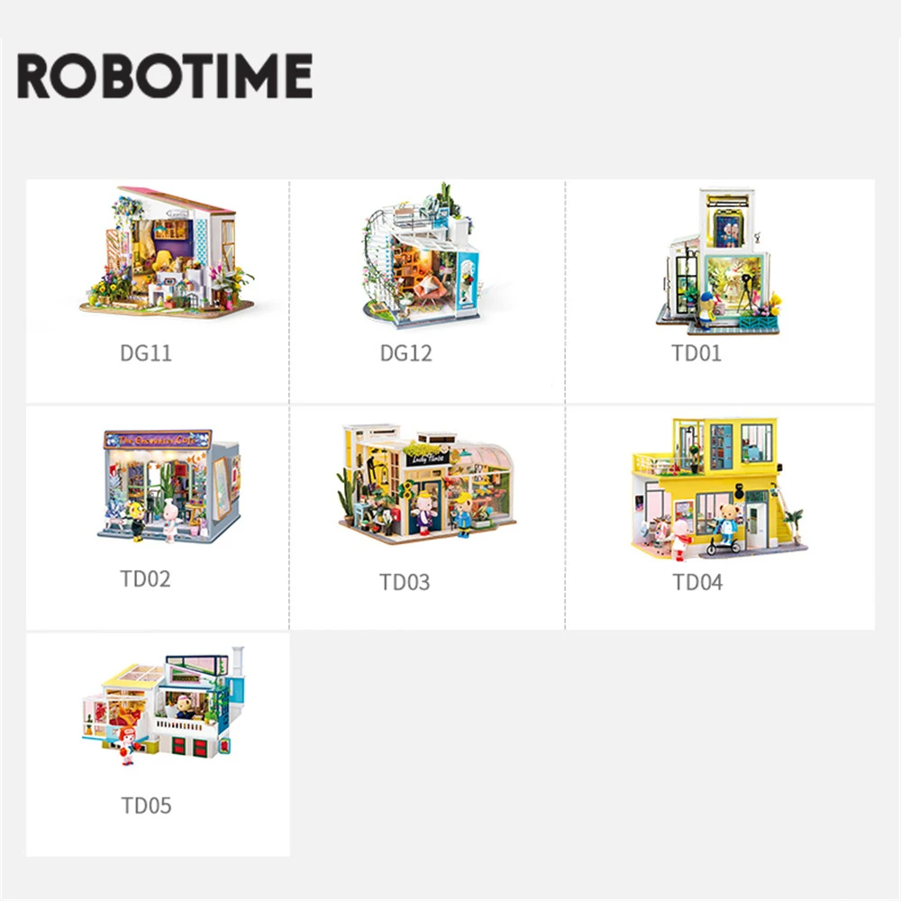 Robotime Transparent Dust Cover Display Box For Doll House 3mm ...