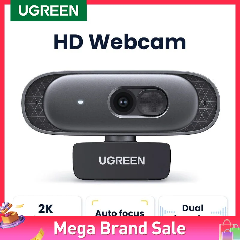 UGREEN-USB-Webcam-2K-HD-Mini-Webcam-For-Laptop-Computer-Web-Camera-Dual ...