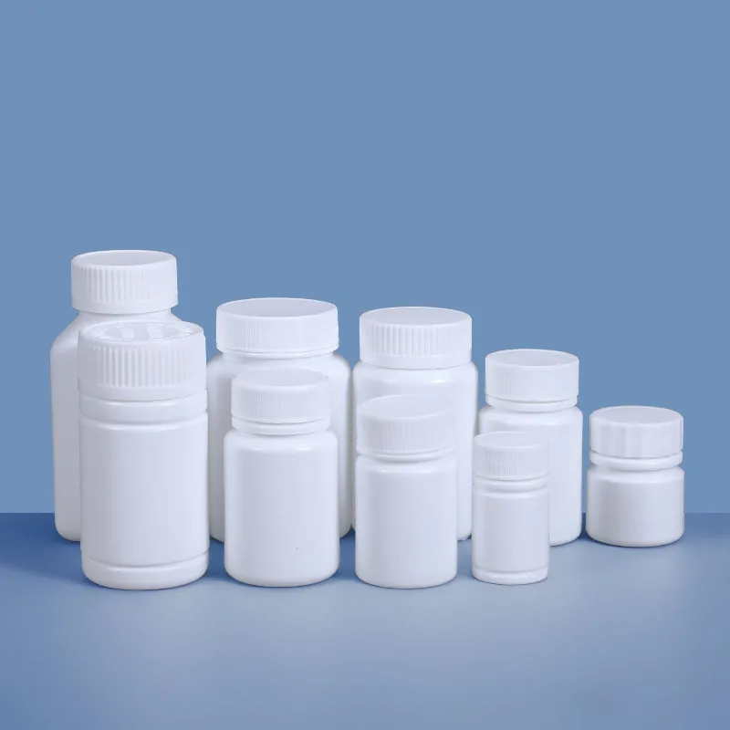 Botella vacía de plástico HDPE con tapa para medicina, contenedor de ...