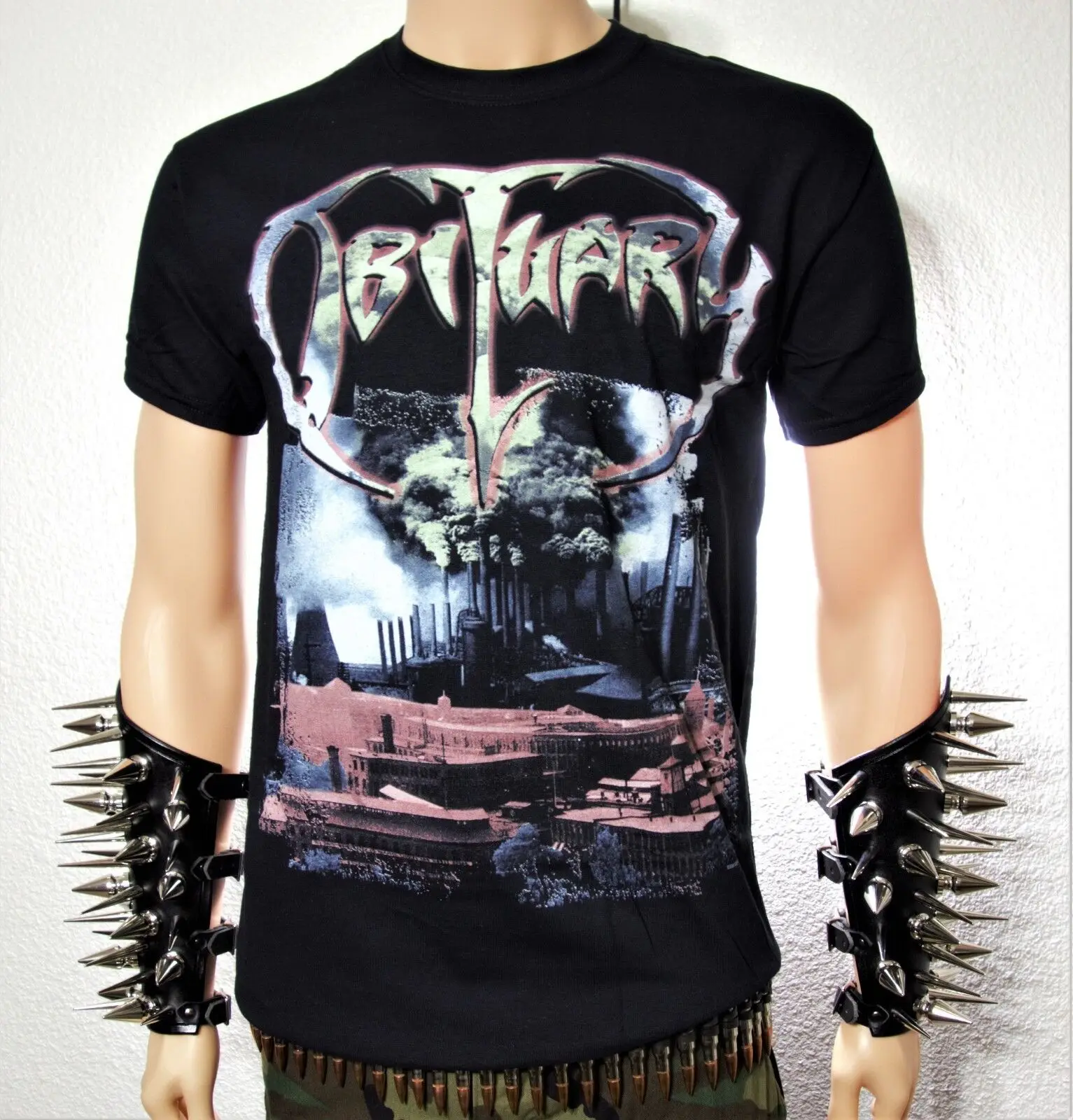 OBITUARY (world demise) official Band T Shirt| | - AliExpress