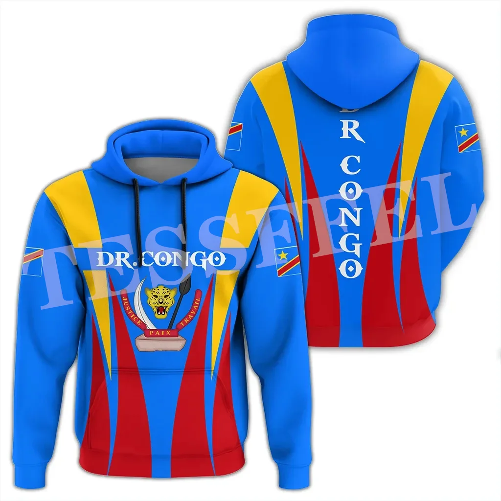 NewFashion Africa Country Congo Leopard Flag Tribel Tattoo Retro ...